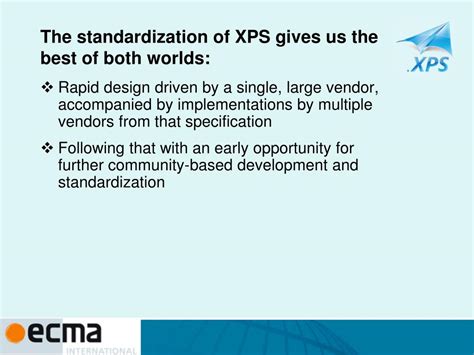 PPT Ecma TC XML Paper Specification XPS PowerPoint Presentation ID