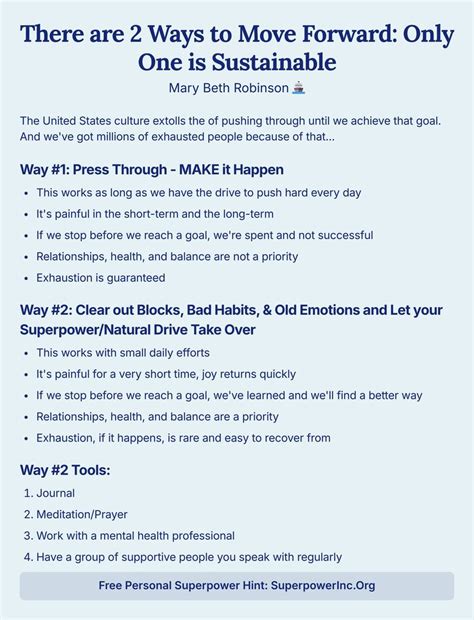 There Are 2 Ways To Move Forward Only One Is Sustainable Read This