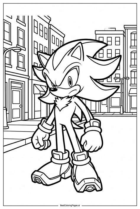 27 Shadow The Hedgehog Coloring Pages Free Pdf And Png Printable