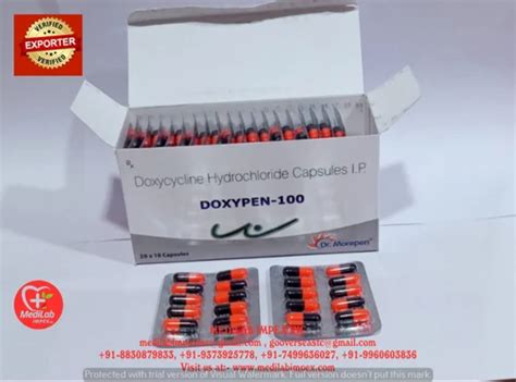 Doxypen 100 Doxycycline 100mg Capsule At Rs 20 Box Nagpur Id 2852555991062