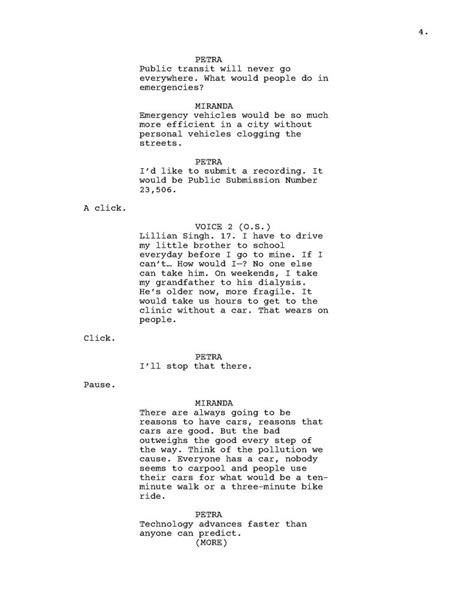 Cars Script David Leach