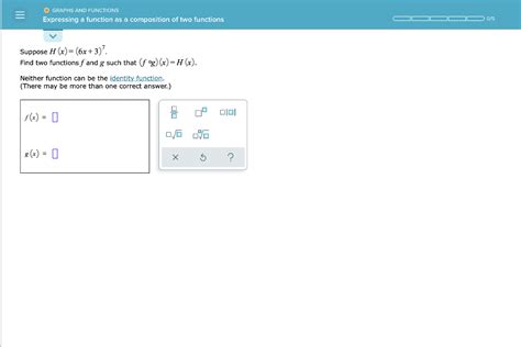 solved ographs and functions expressing a function as a