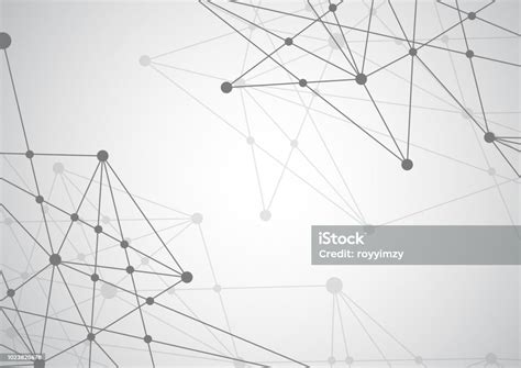 연결 점과 기하학적 배경 라인을 추상화 합니다 현대 기술 연결 과학 다각형 구조 배경입니다 벡터 일러스트 레이 션 0명에 대한 스톡 벡터 아트 및 기타 이미지 Istock