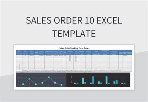 Free Sales Order Excel Template Templates For Google Sheets And Microsoft Excel Slidesdocs