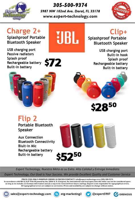 Jbl Portable Wireless Speakers Expert Technology