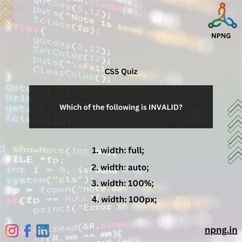 Comment Your Answer ☝️ Unlock Your Coding Potential With Npng 🚀 Join