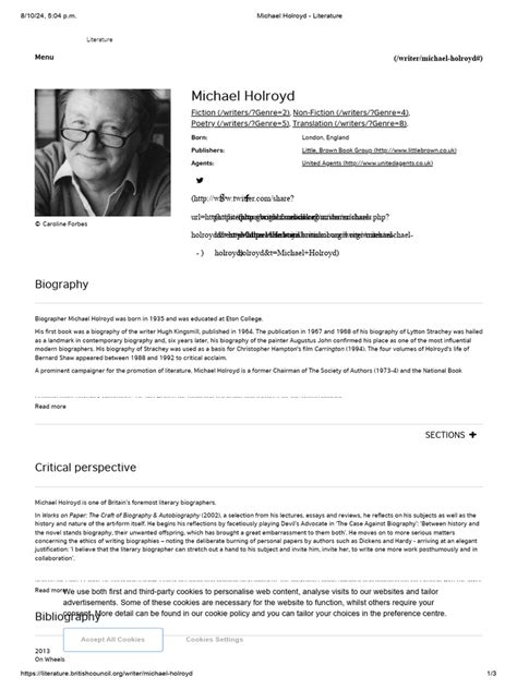 Michael Holroyd Literature Pdf