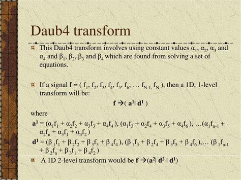 Ppt Compression And Denoising Of Astronomical Images Using Wavelets