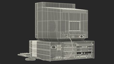 Japanese Retro Personal Computer Nec Pc 98 3d Model 59 Max 3ds
