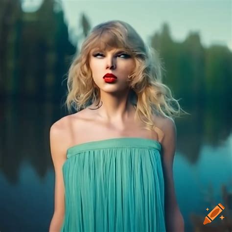 Taylor Swift Behang Steil Haar