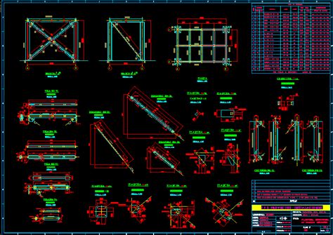 Support Struture DWG Block For AutoCAD Designs CAD