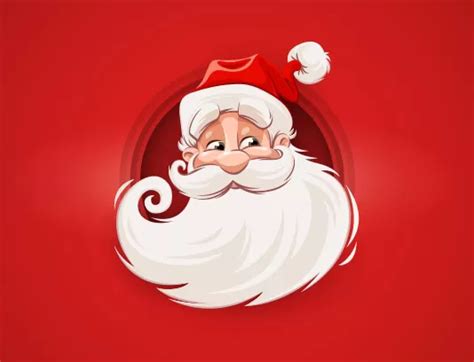 وکتور بابانوئل رنگی با کیفیت گرافیک با طعم تربچه