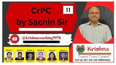CrPC Basics Ancillary Topics YouTube