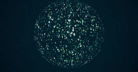 binary code in the world of computers stock video envato elements