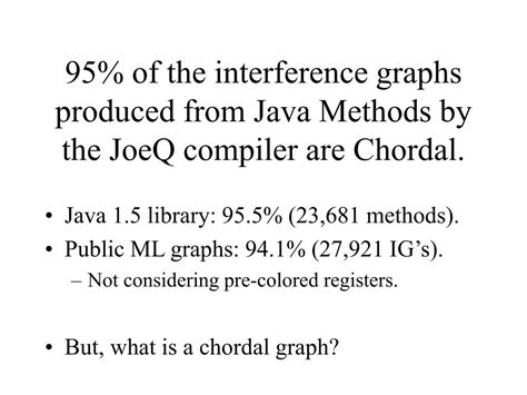 Ppt Register Allocation Via Coloring Of Chordal Graphs Powerpoint