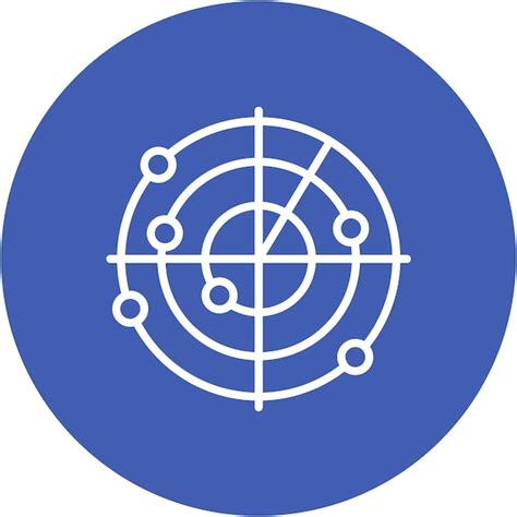 Premium Vector Radar Vector Illustration Style