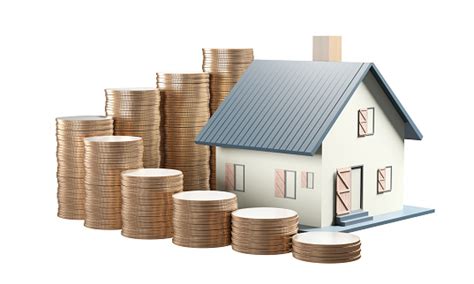 투자 재정 계획 클리핑 경로 3d 렌더링을 위해 돈을 절약하는 집 개념이 있는 돈 계단 모기지에 대한 스톡 사진 및 기타 이미지 Istock