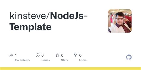 Github Kinstevenodejs Template