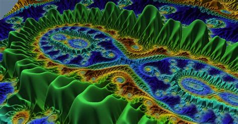 3d Mandelbrot Set With Distance Estimation Height Map Album On Imgur