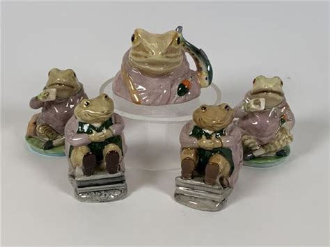 Beatrix Potter 5 Beatrix Potter Frog Toad Figurines Mutualart