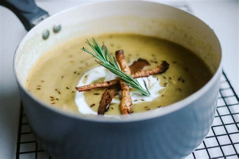 Spicy Parsnip Soup Topped With Crispy Hemp Parsnip Chips The British Hemp Company