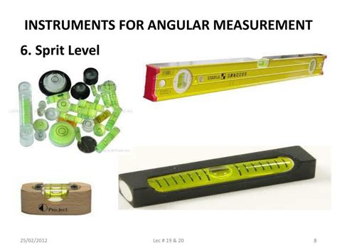 Ppt Instruments For Angular Measurement Powerpoint Presentation Free