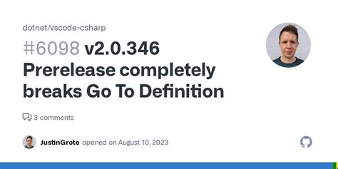 v2 0 346 prerelease completely breaks go to definition · issue 6098