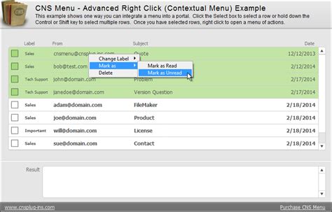 CNS Plug Ins Advanced Right Click Solution