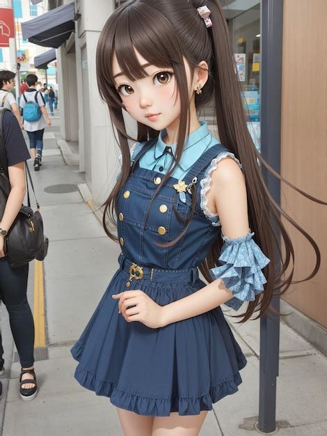 Premium Ai Image A Collection Of Cute Anime Girl Artworks