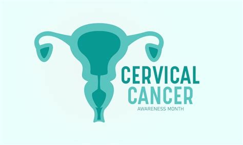Premium Vector Cervical Cancer Awareness Month Is Observed Every Year