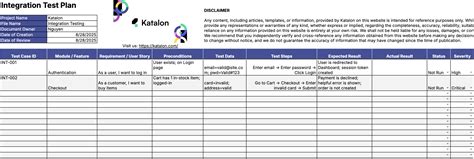 Integration Test Plan Template Organize Execute And Track Your Qa Tests