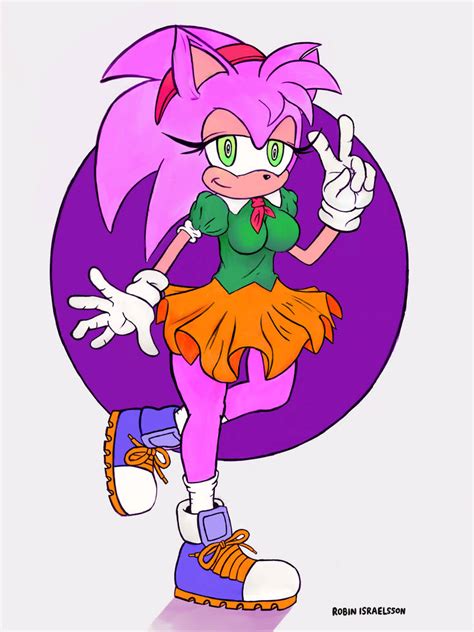 Adult Amy Rose By Rubbe On Deviantart