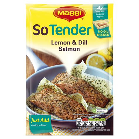 Buy Maggi So Tender Salmon Lemon Seasoned Cooking Paper 23g X 1 Online
