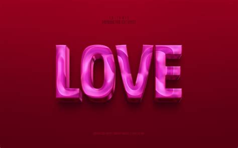 Premium Psd Love Editable Premium Psd Text Effect