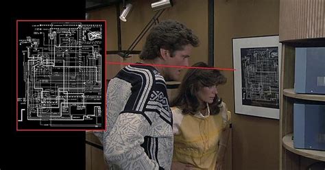 From Knight Rider Identify The Rarely Seen Schematic Found Hanging On The Semis Wall Wiring