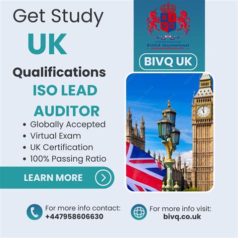 Iso Lead Auditor British International Vocational Qualification Uk