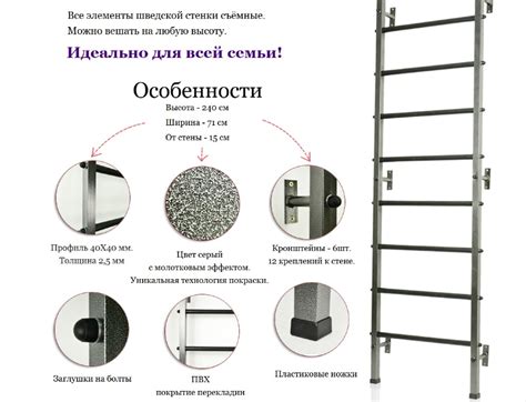 Металлическая шведская стенка для взрослых. Рязань. ВелоОстров.
