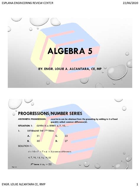 2020 - Algebra 5 (Solutions).pdf - PDFCOFFEE.COM