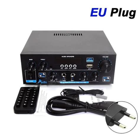 Купить AK55 900 Вт домашний усилитель мощности 2,0 канала Bluetooth 5,0 ...