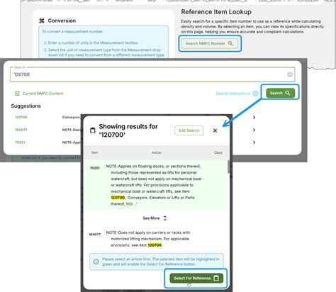 Using The Classit Reference Item Lookup Nmfta Help Center