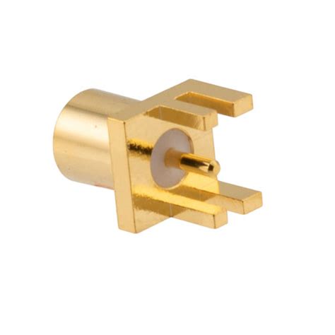 Rf Pcb Connector Mcx Female Straight Edge Mount Smt End Launch Rf Pcb Connector Mcx Female Straight Edge Mount Smt End Launch