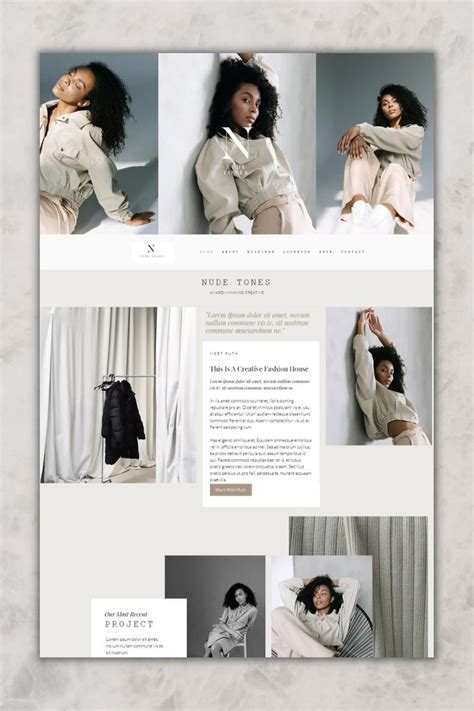 Wix Theme For Small Brands Professional Template