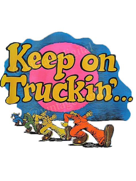 Vintage 1970s Keep On Truckin Iron On T Shirt Transfer Digital Download Printable Art Instant