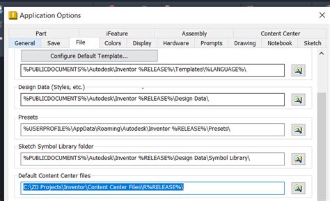 Solved Custom Content Center Folders Parts Migrate To New Machine
