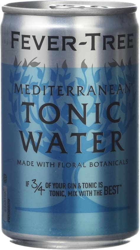 Fever Tree Mediterranean Tonic Water In Cans 8x150ml Amazones