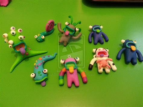 Random Fimo Models By Elizabeth On Deviantart Polymer Clay Clay Fimo