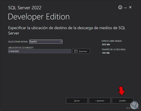 instalar sql server windows server 2022 solvetic