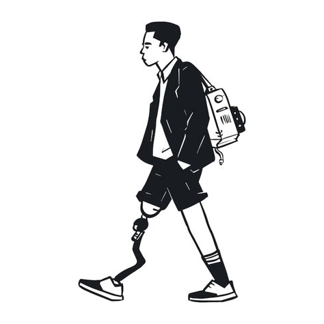 Premium Vector Walking Contradiction