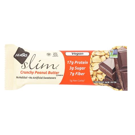 Nugo Nutrition Bar Slim Crunchy Peanut Butter 159
