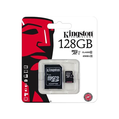 128 GB MICRO SD CARD (ไมโครเอสดีการ์ด) KINGSTON CLASS 10 (SDC10G2/128GBFR)